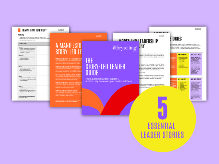 Manifesto for Story-Led Leaders • The Storytelling Business